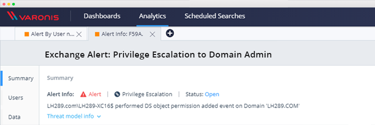 Exchange Vulnerability: How to Detect Domain Admin Privilege Escalation