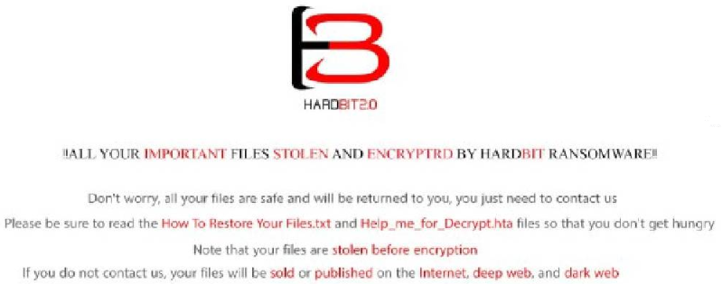 HardBit 2.0 Ransomware