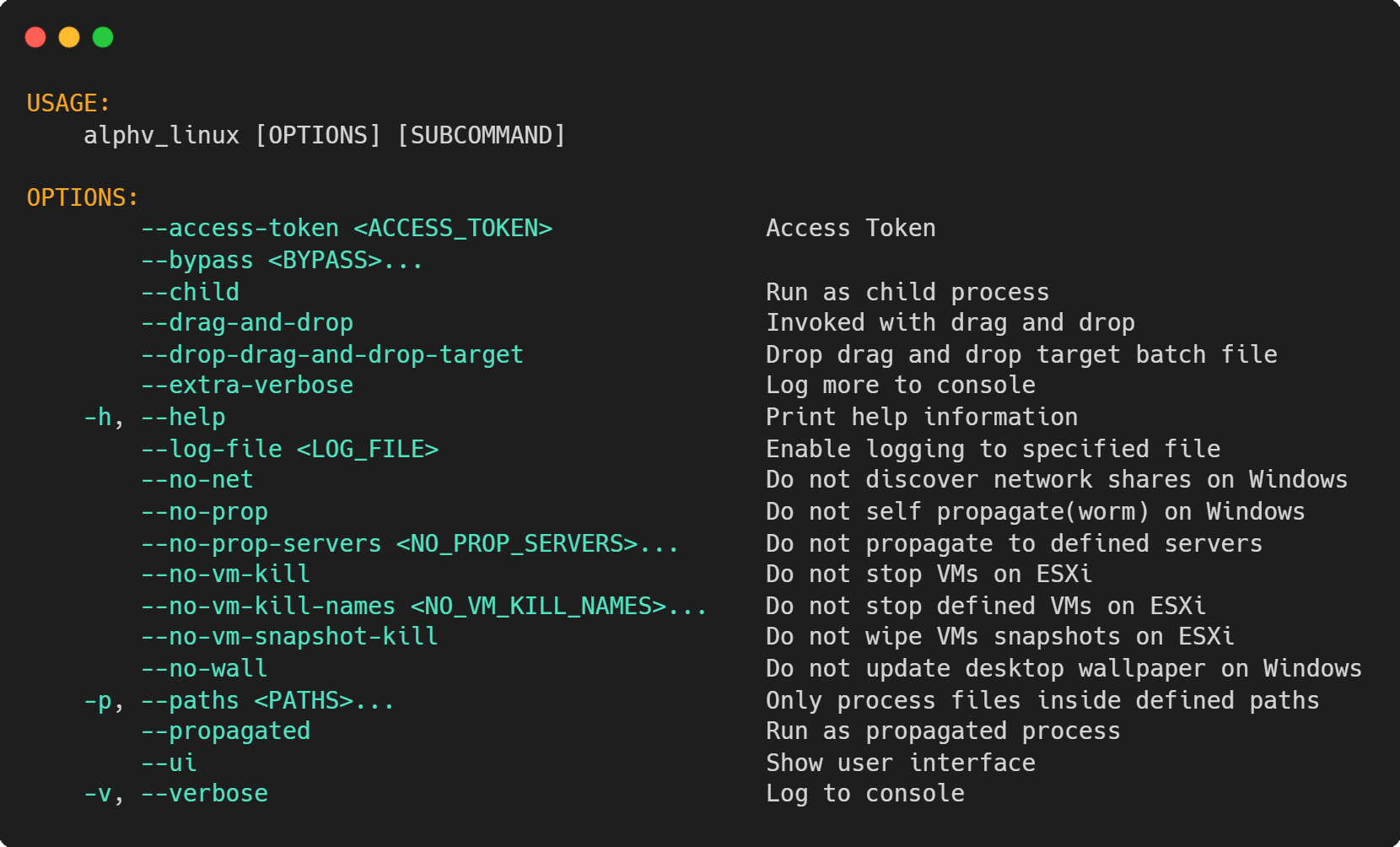 ALPHV (BlackCat) Ransomware