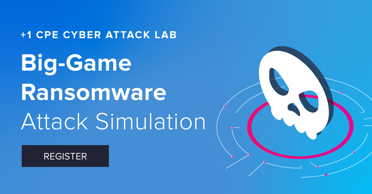 Big-Game Ransomware Attack Simulation