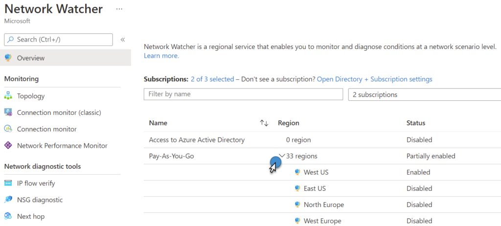How to Create and Manage the Azure Network Watcher Resource