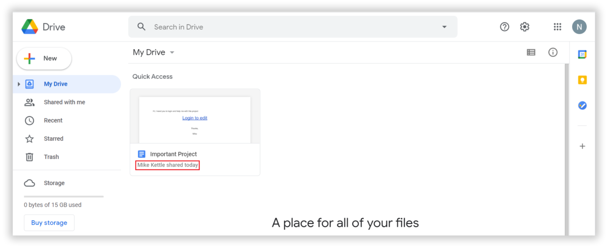 Attack lab: Spear Phishing with Google Drive Sharing