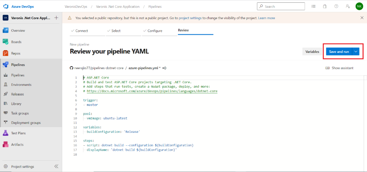 Understanding Azure DevOps and Building CI/CD Pipeline
