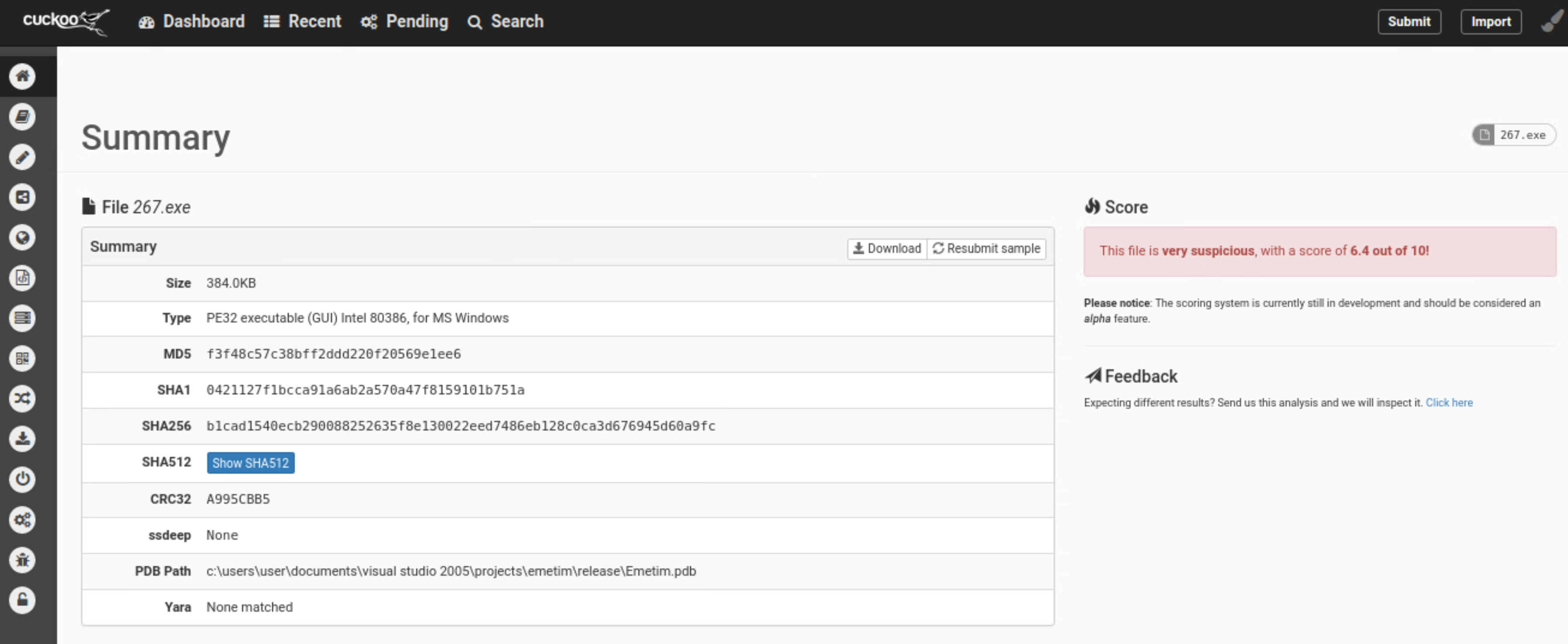 Cuckoo Sandbox Overview