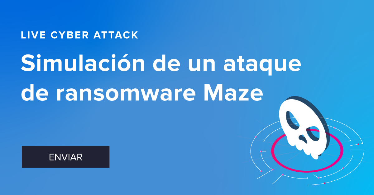 Simulación de un ataque de ransomware Maze